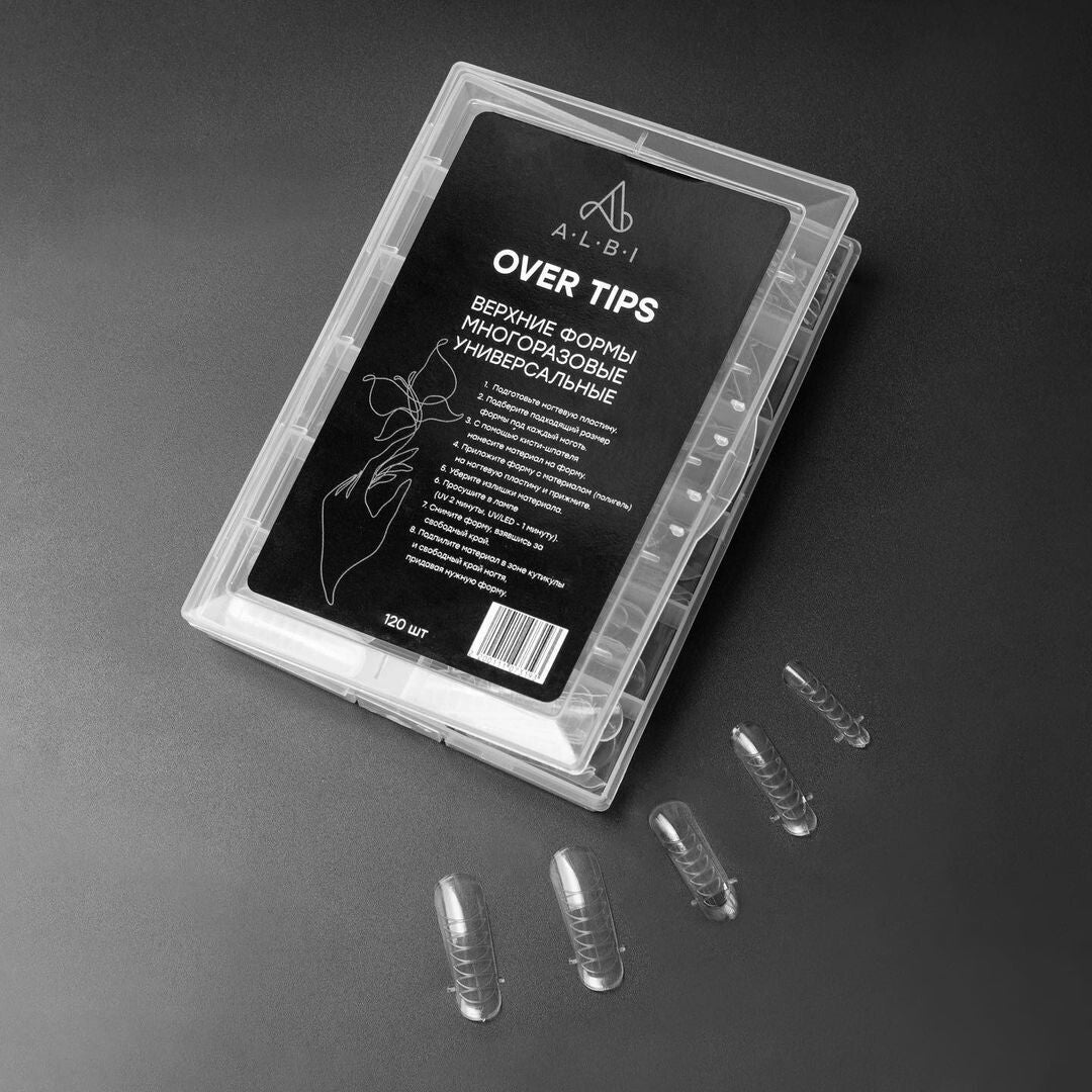 Popits Over Tips Polygel Capsules x 120 Albi